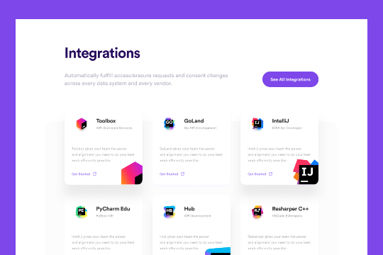 Integrations Component - Webflow